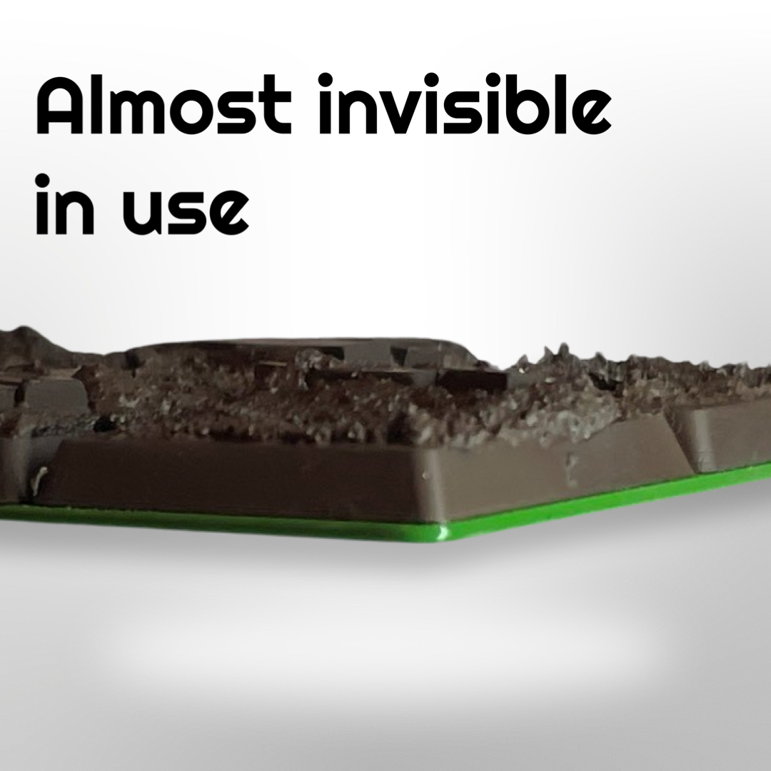 BATTLEFIELD GREEN - 30mm Heavy Infantry Square Base Trays - MiniMagTray